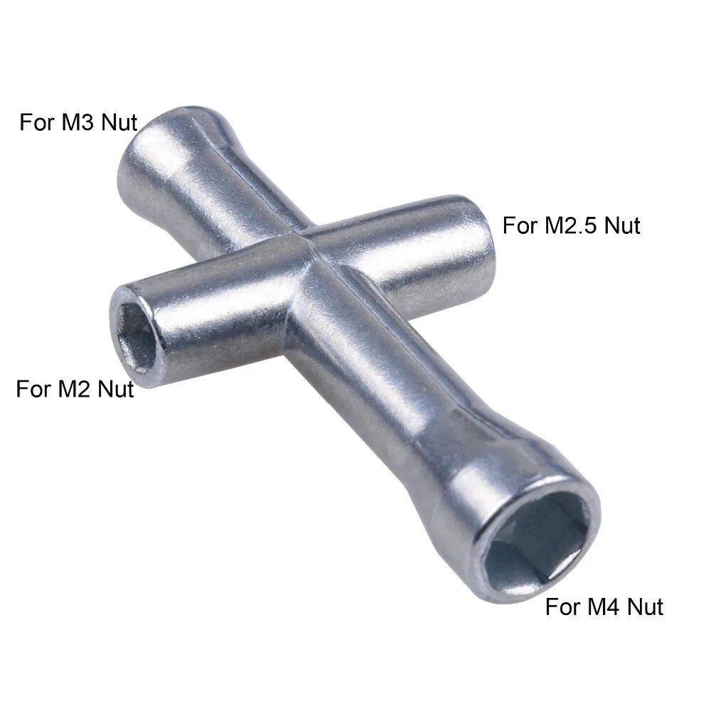 Крестовая головка для гаек M2-M4, Metal