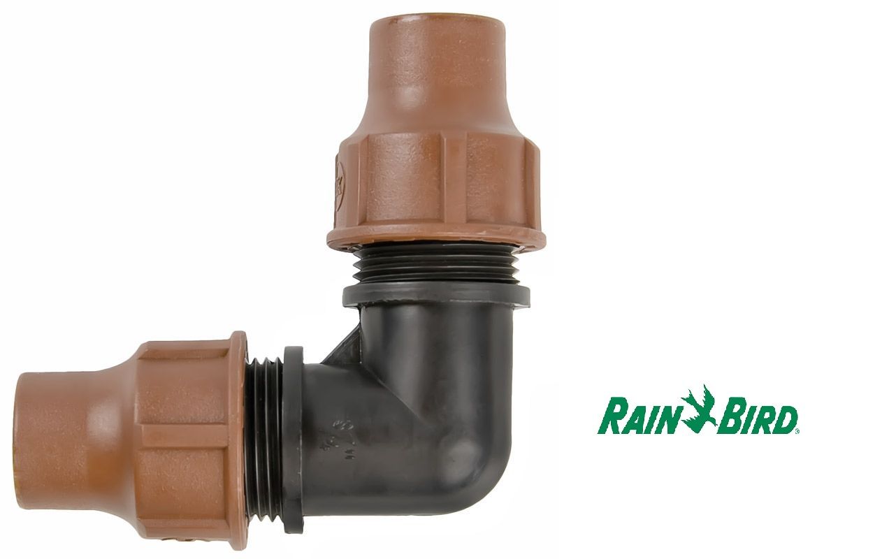 Угол компрессионный для капельной трубки 16х16 Rain Bird BF-22 lock (XP0022) комплект - 2 шт.