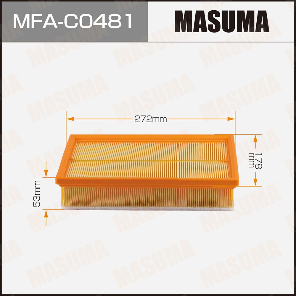 Фильтр воздушный MASUMA MFA-C0481 для HAVAL DARGO 2022-2026, HAVAL DARGO X 2023-2026, HAVAL F7 2024-2026, HAVAL H7 2025-2026