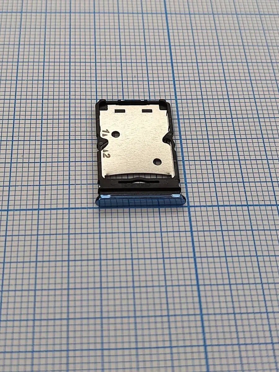 Держатель SIM-карты Tecno Camon 19 Pro (синий) контейнер лоток слот