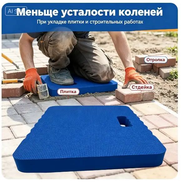 Коврик, подколенник для садовых работ 48 см