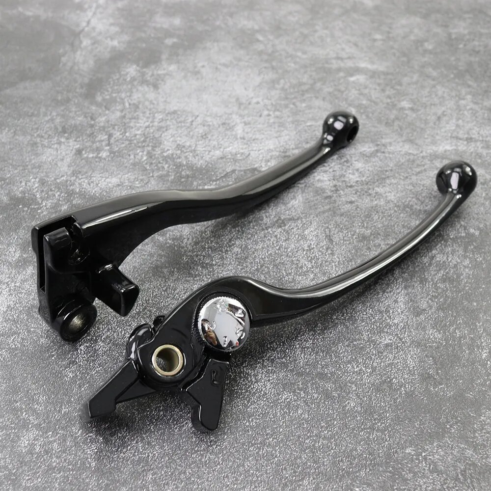 Рычаги сцепления и тормоза Kawasaki ZX6R 00-04 / ZX9R 00-03 / ZX10R 04-05 / ZX12R 00-05 / Z1000 03-06 / ZZR600 05-10 (Черные)