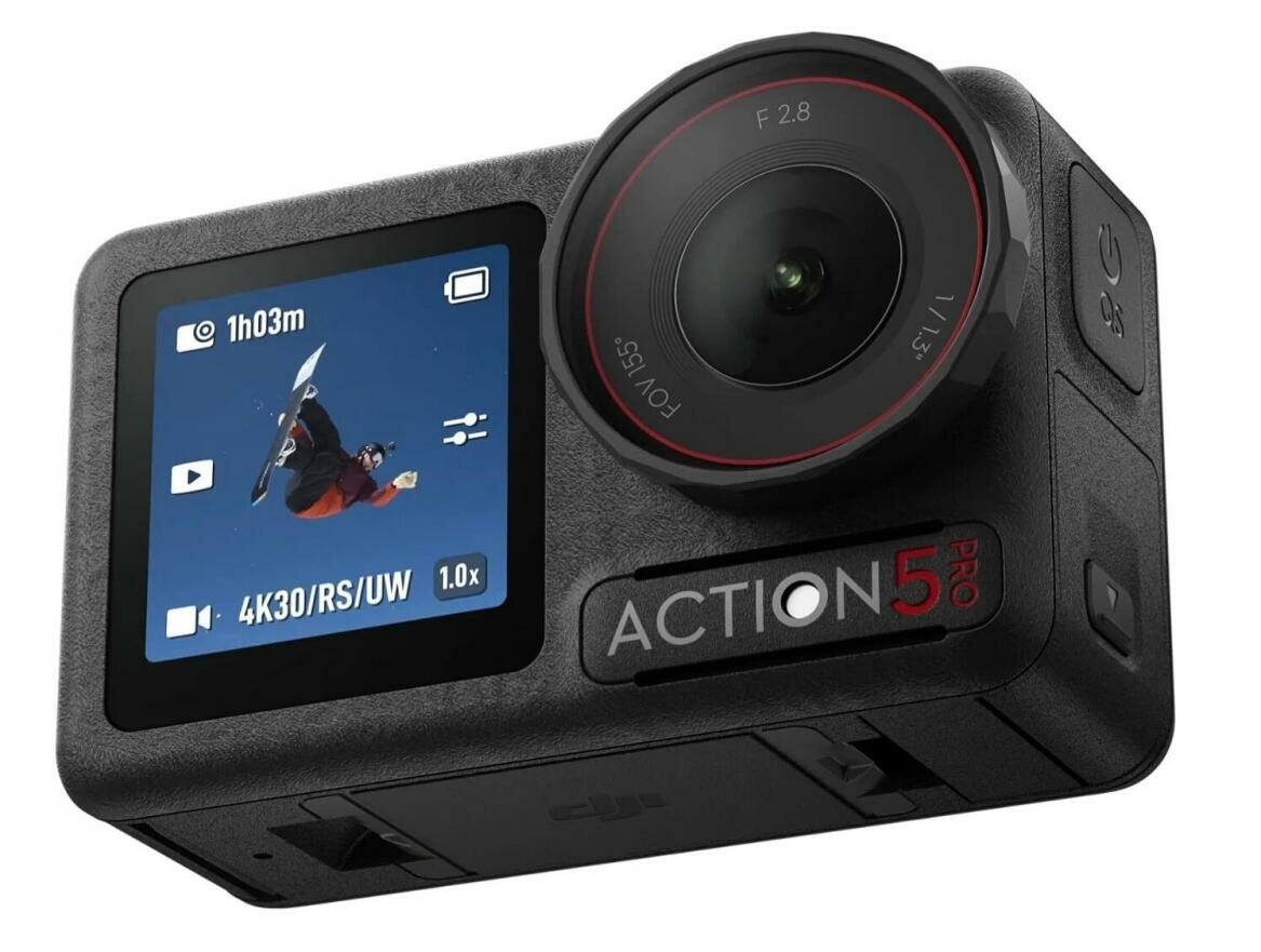 Экшн-камера DJI Osmo Action 5 Pro Adventure Combo, Black (Черный)