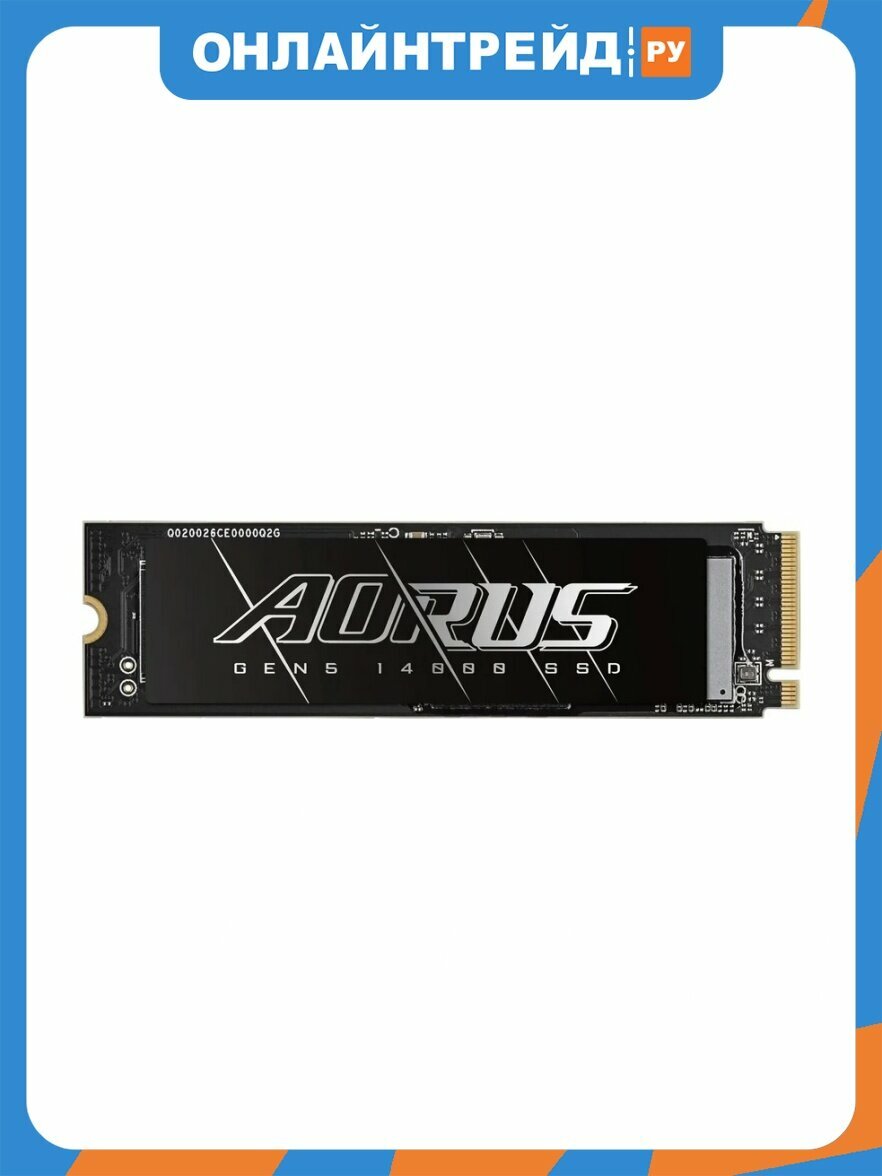 Накопитель SSD Gigabyte M.2 4TB AORUS Gen5 14000 PCIe 5.0 x4 NVMe 2.0