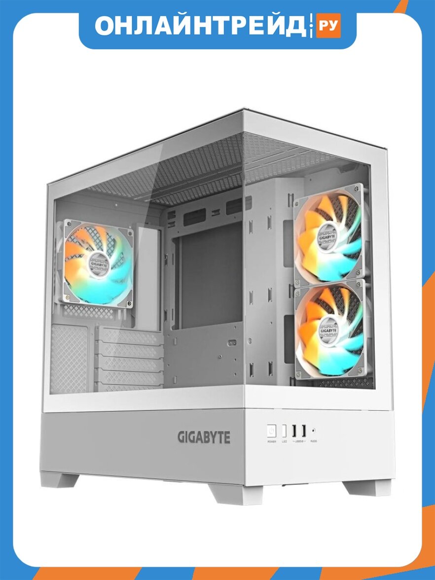 Корпус Gigabyte GB-C201PI, белый
