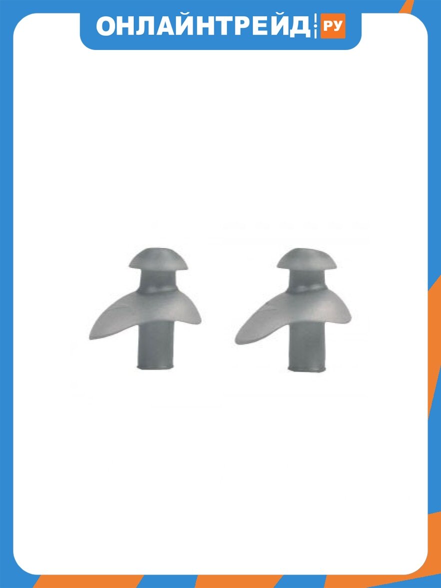 Беруши для плавания Speedo Ergo Ear Plug, арт.8-70338B916, one size, серый, термопластичная резина