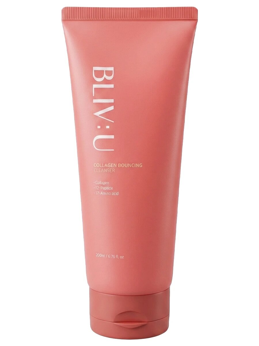 BLIV: U Очищающая пенка с коллагеном Collagen Bouncing Cleanser 200 мл