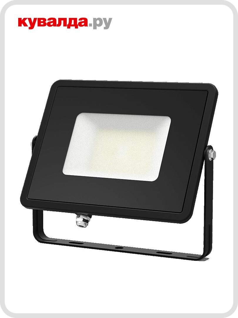 Прожектор GAUSS Qplus 150w 18000lm 6500k 175-265v ip65 графитовый led