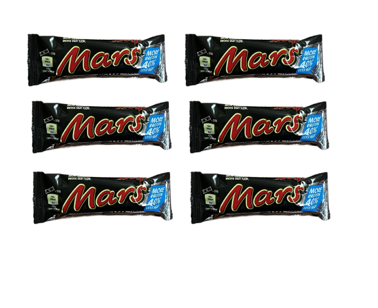 Набор протеиновых батончиков Mars, (6 шт)