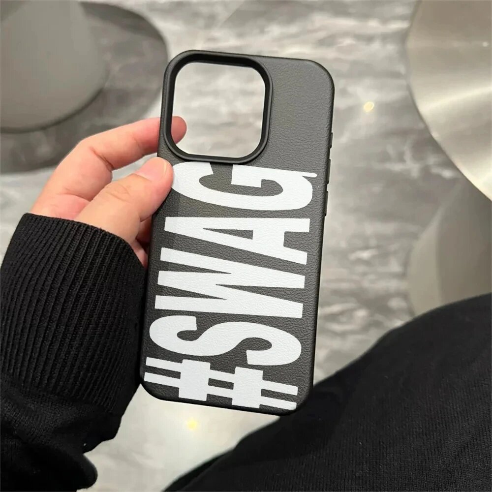 Серый чехол для iPhone 16 Pro Max #SWAG