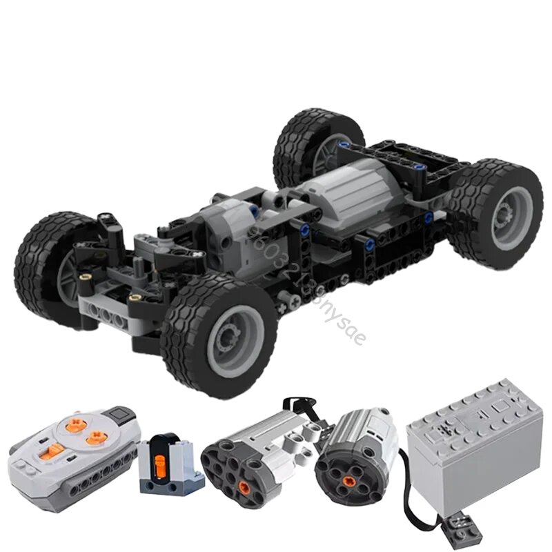 MOC Технический конструктор RWD шасси с мотором