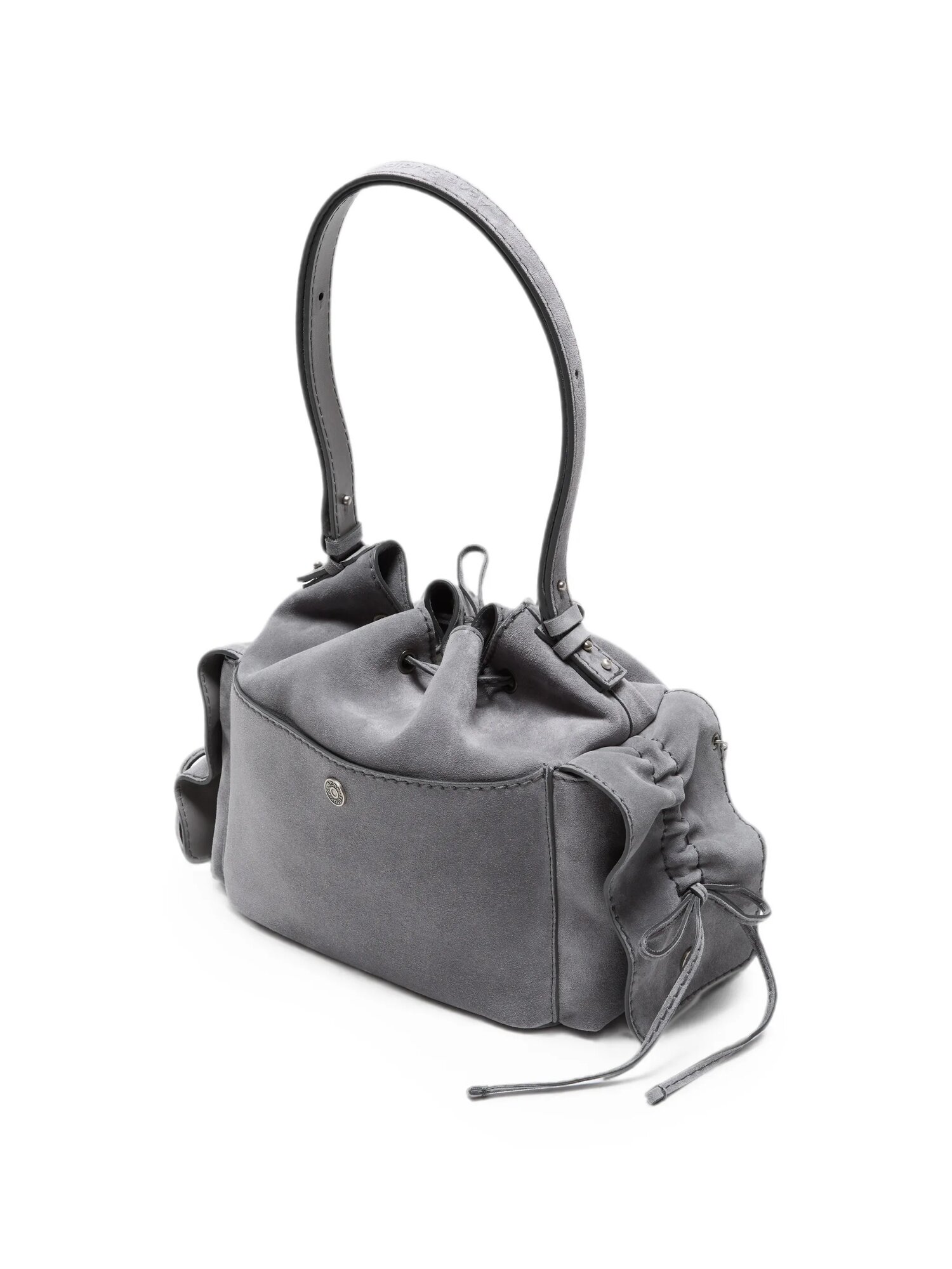 Сумка Acne Studios Ruffled leather shoulder bag — фото 1