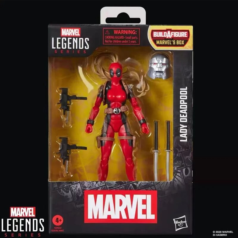 Фигурки Hasbro Marvel Legends Comic Version Ultimate Wolverine, Lady Красный, Lady Deadpool