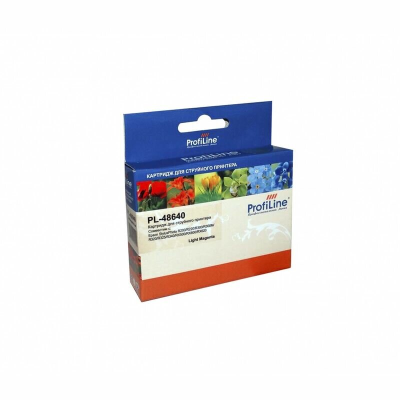Картридж T0486 для Epson Stylus Photo R300, R200, R220, RX500, RX620, R320, RX600, R340 ProfiLine светло-пурпурный