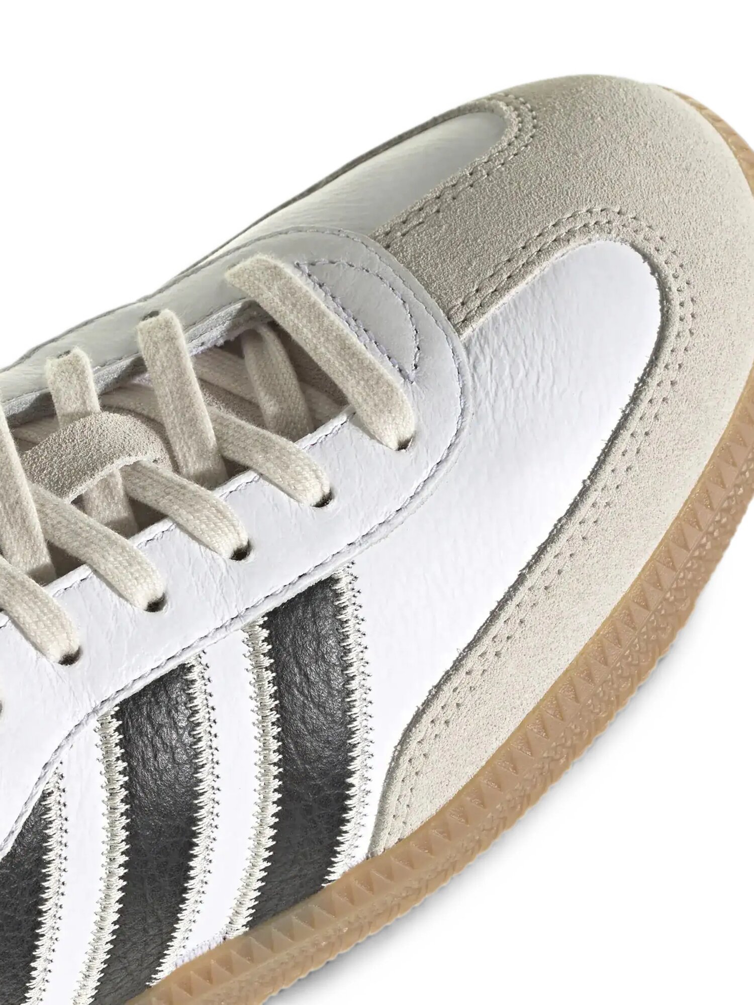 Кроссовки adidas Samba, размер 5 US, бежевый/белый — фото 1