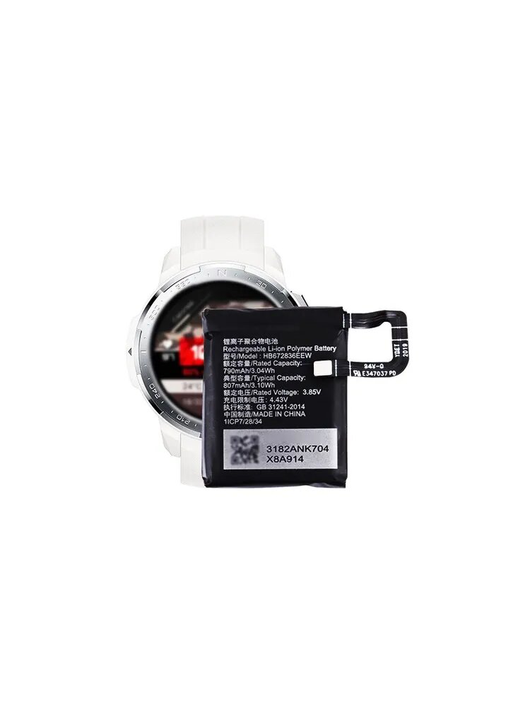 Новая запасная батарея HB672836EEW для Huawei WATCH 3Pro Honor Watch GS Pro 807 мАч