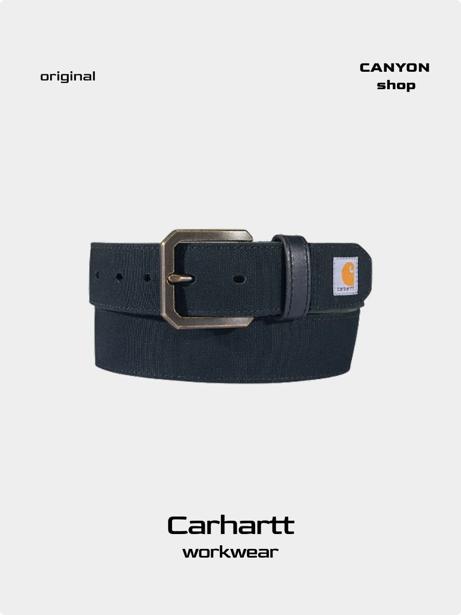 Ремень Carhartt Canvas Duck Black