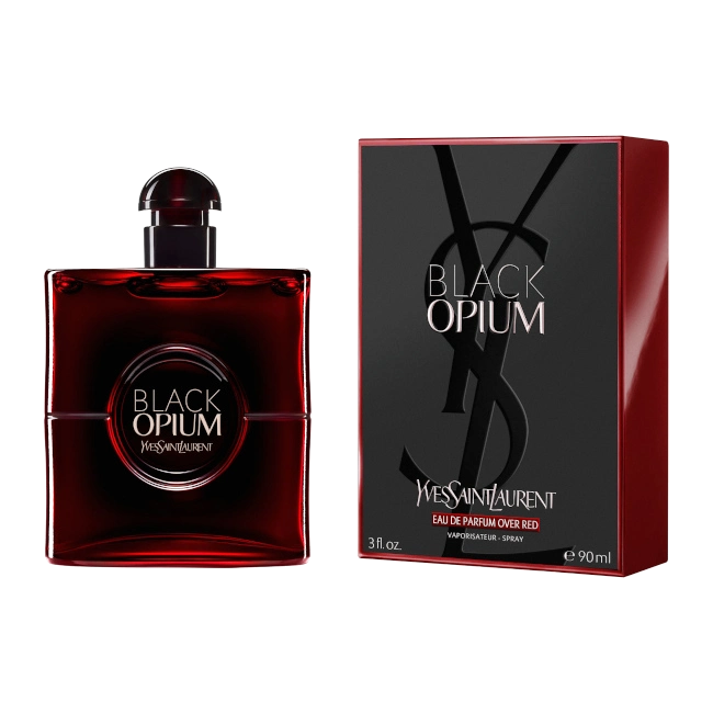 Yves Saint Laurent Black Opium Over Red 90 мл - духи Ив Сен Лоран Блэк Опиум Красный для женщин