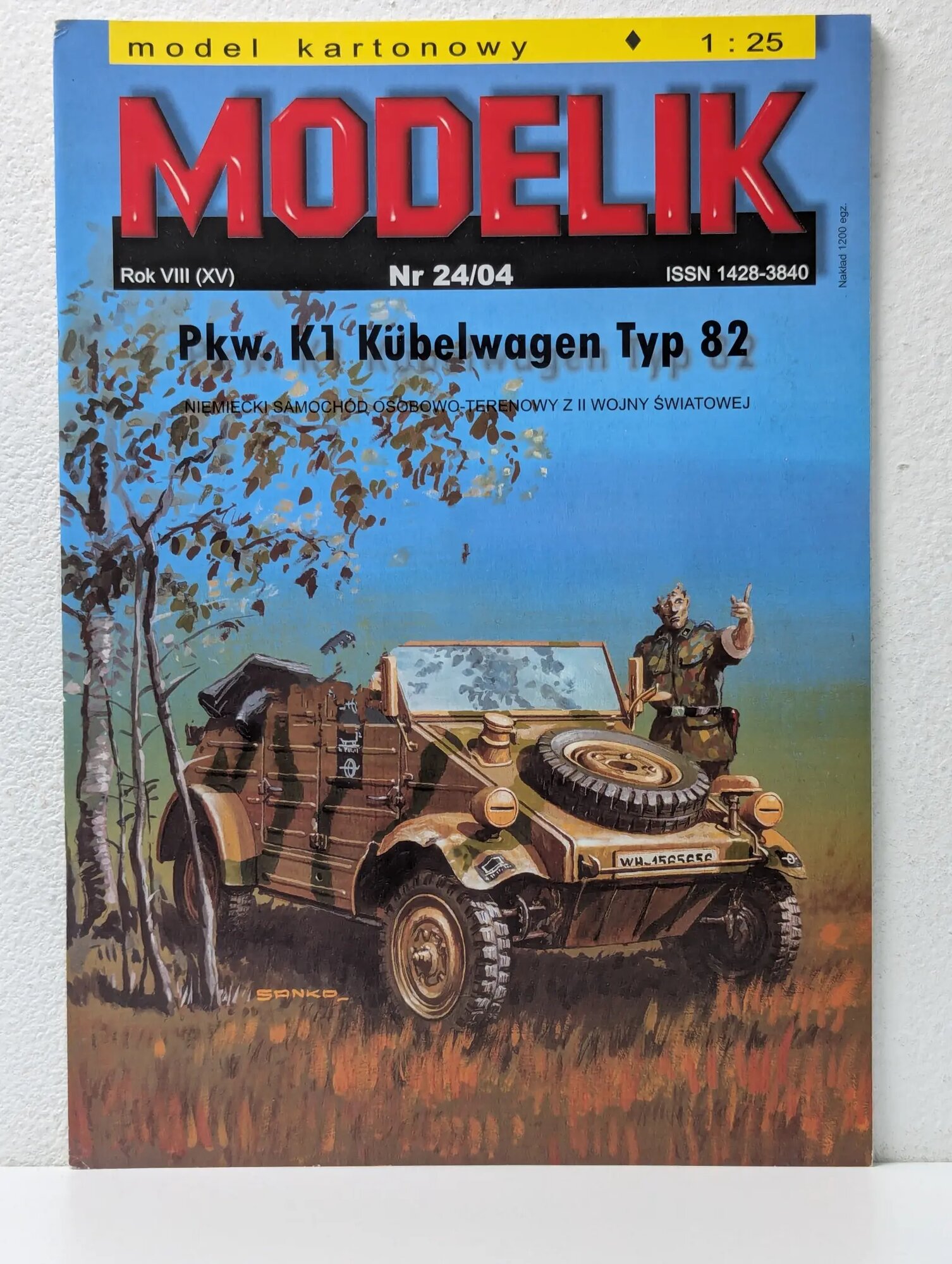 Modelik. Выпуск № 24/2004. Pkw. K1 Kubelwagen Typ 82 Сборник 2004