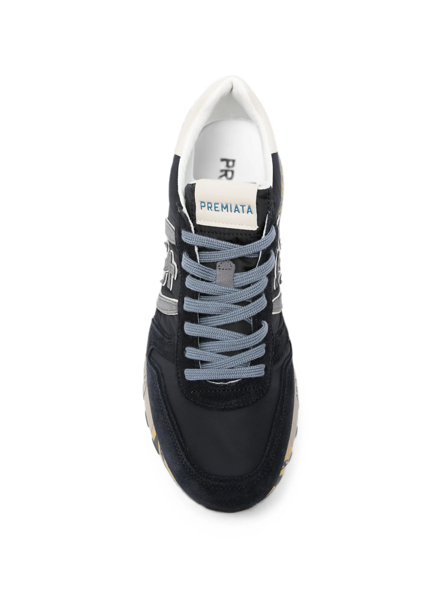 Кроссовки PREMIATA Lander logo-patch sneakers, размер 42 EU, синий — фото 1