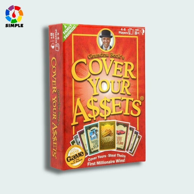 Grandpa Beck s Cover Your Assets Card Game Карточная игра Настольная игра