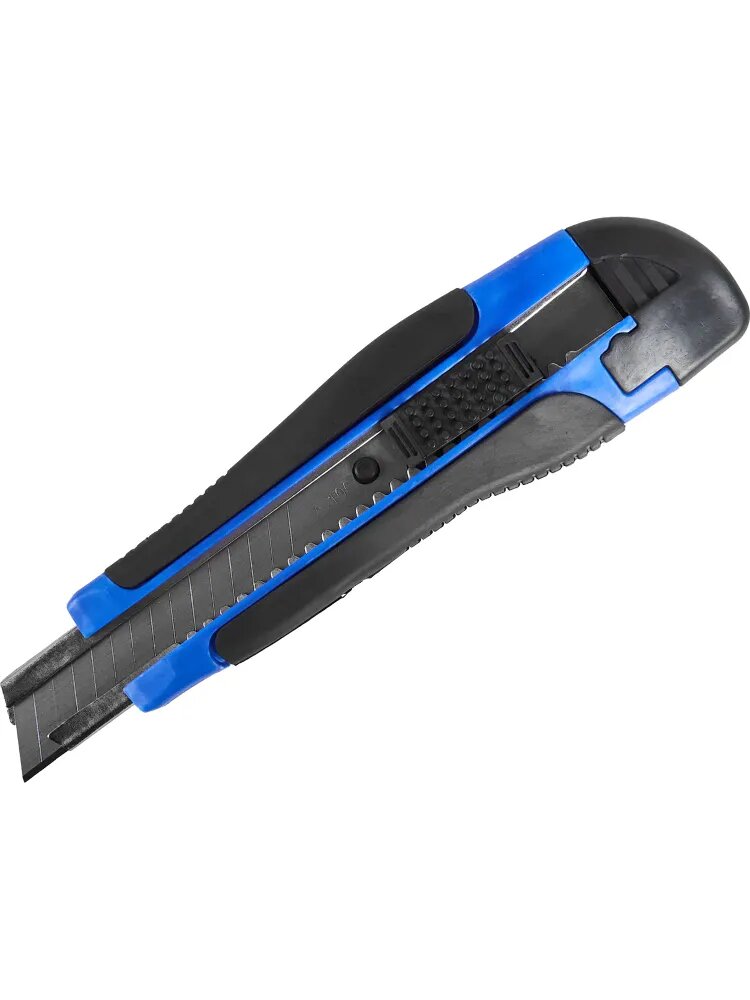 Нож строительный Vertextools 0044-01 двухкомпонентный корпус сегментное лезвие 18 мм