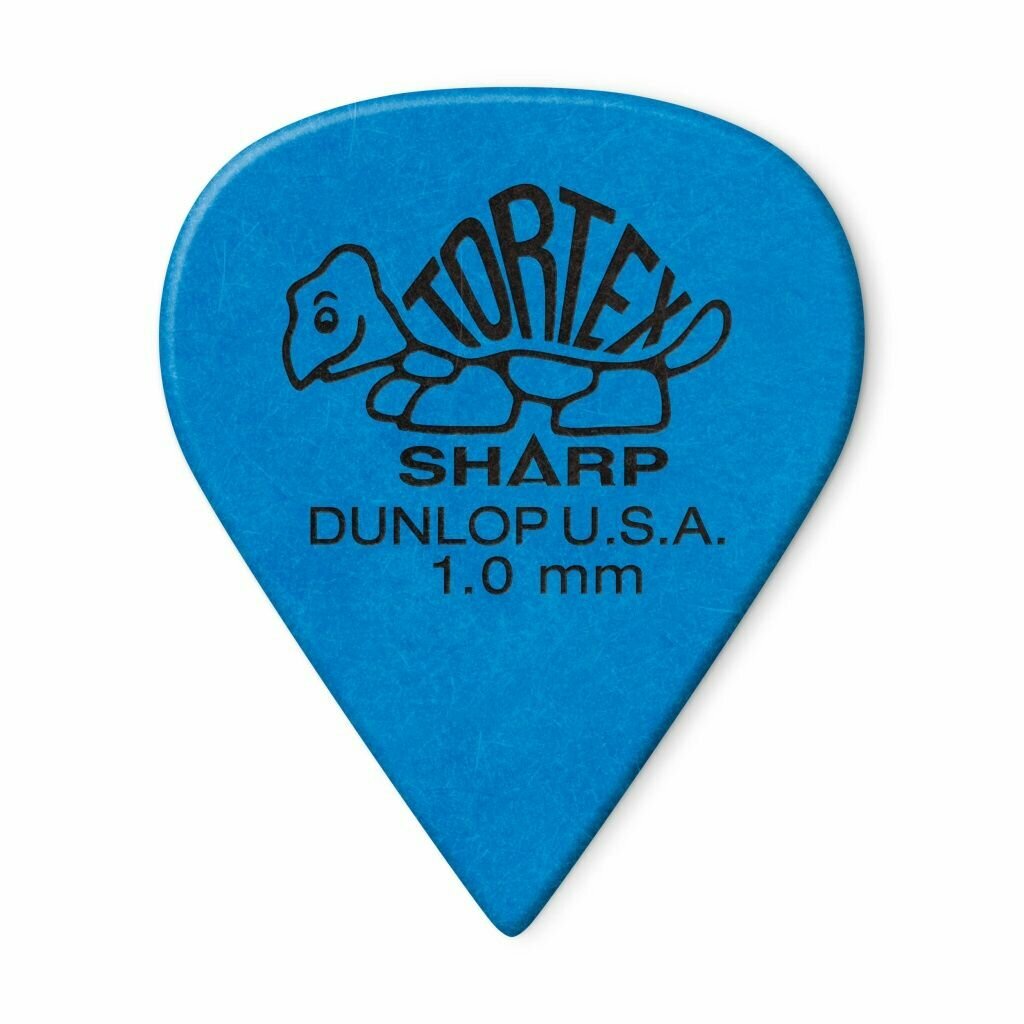 Медиатор для гитары, Dunlop Tortex Sharp, 1.0мм, 412P1.00