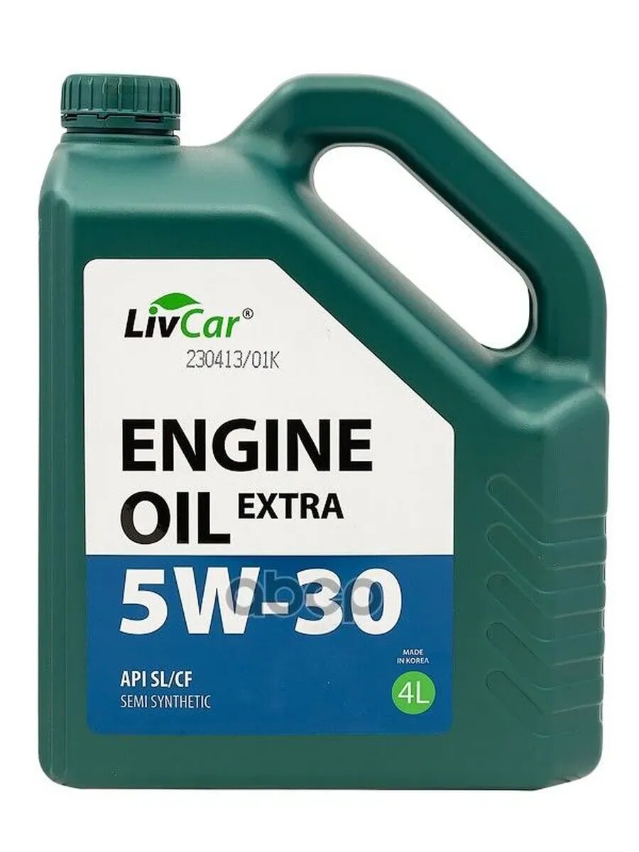 LivCar Livcar Engine Oil Extra 5W30 Api Sl/Cf Полусинте. 4Л.