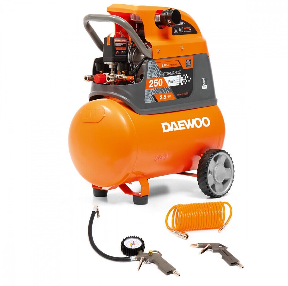Компрессор поршневой DAEWOO DAC24D 24л 250л/мин