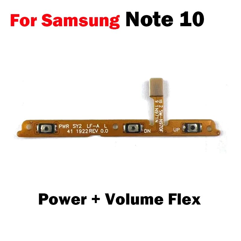 Шлейф кнопки Power + Volume для Samsung Note 10