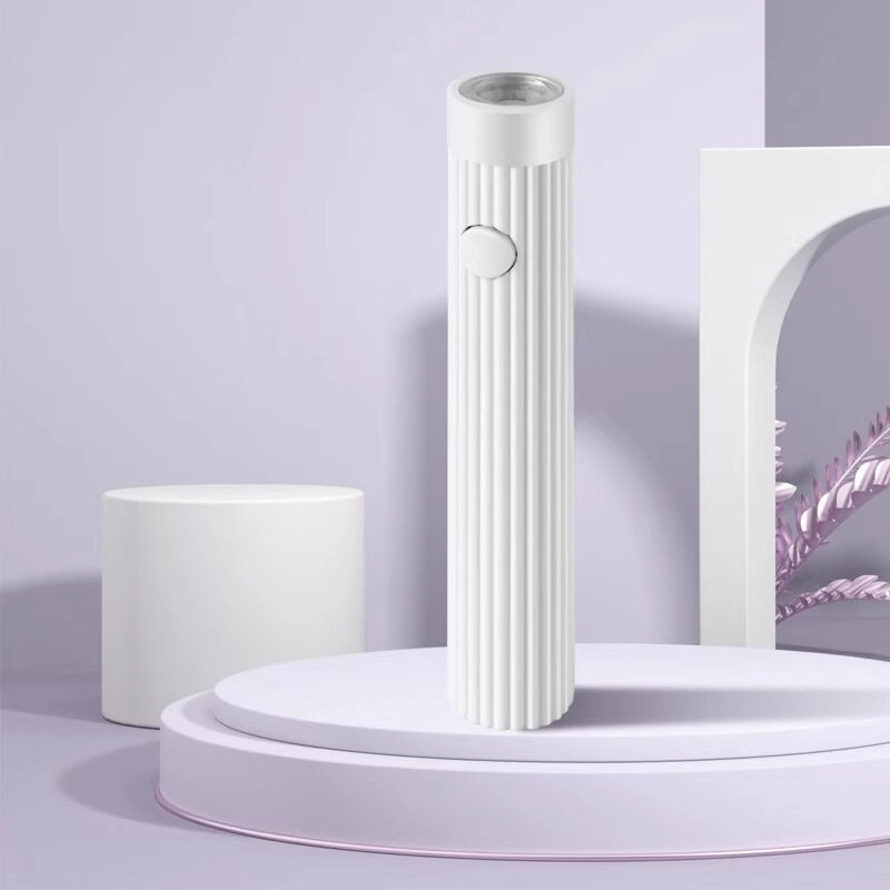 Круглая арктически белая УФ-лампа для ногтей, быстросохнущая, с USB-питанием, мини-сушка без следов