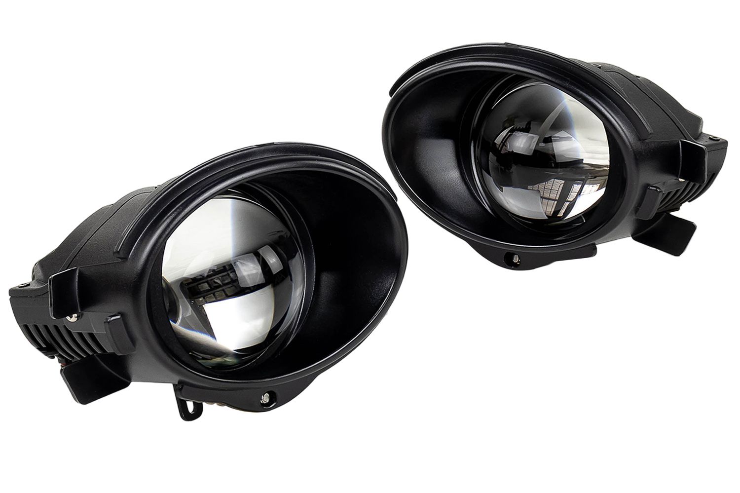 Диодные ПТФ Sal-Man 120W 32000lux (ближний, дальний) с защитой от перегрева и запотевания для БМВ 3, 5