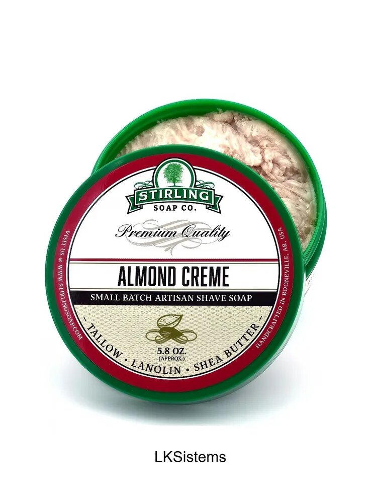 Stirling Мыло для бритья Almond Creme