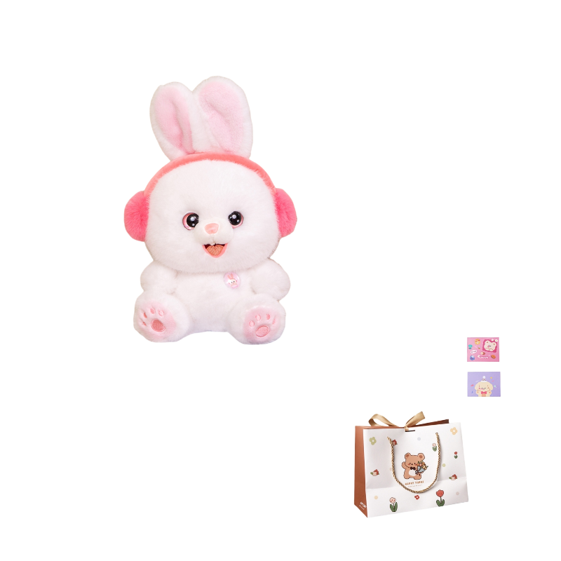 Плюшевая кукла-наушники унисекс OU DI PIG, Rabbit, 25CM EU