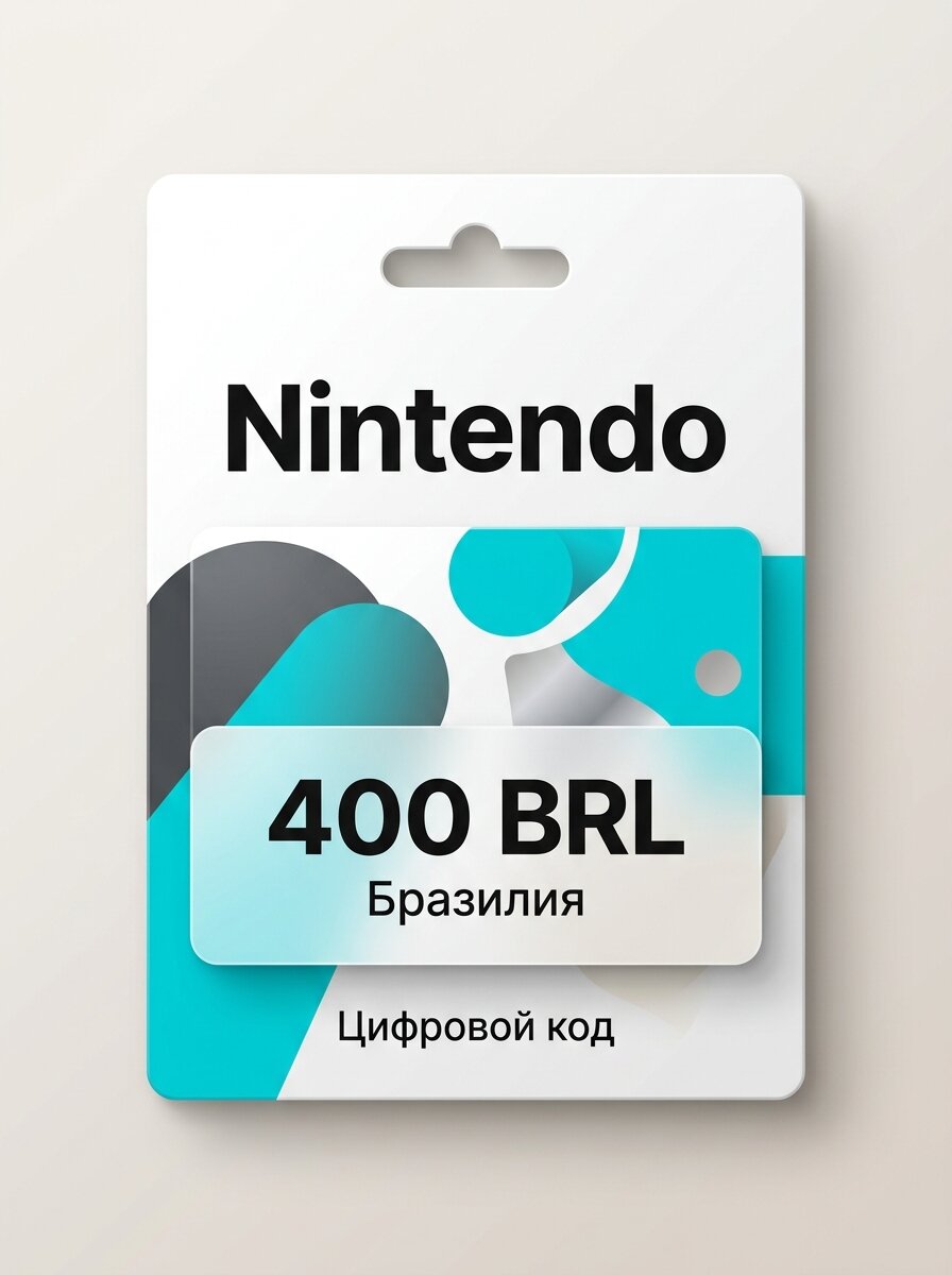 Подарочная карта Nintendo BRL 400 для Nintendo Switch, электронный ключ, регион Бразилия