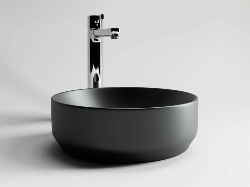 Мебельная раковина Ceramicanova Element 35 CN6007 чёрный матовый