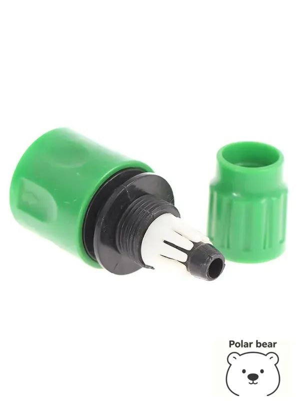 Коннектор для шланга 3/8", 1/2" 1 шт