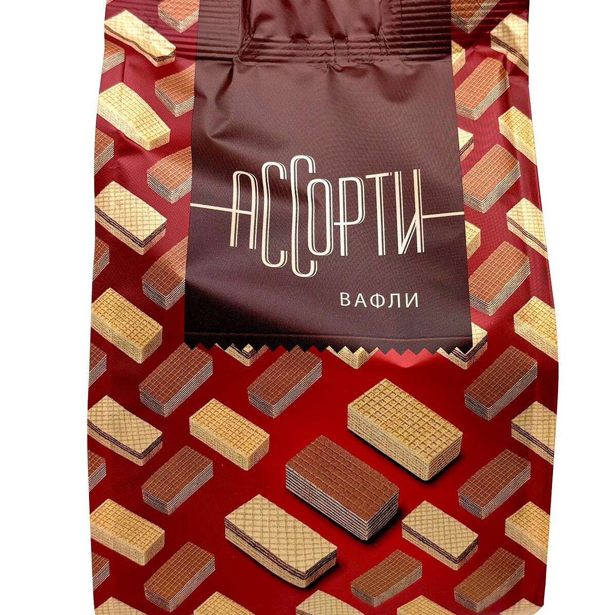 Вафли CONFASHION, ассорти вкусов: крем-брюле, кофе с молоком, халва, 250г (УТ-00031159)