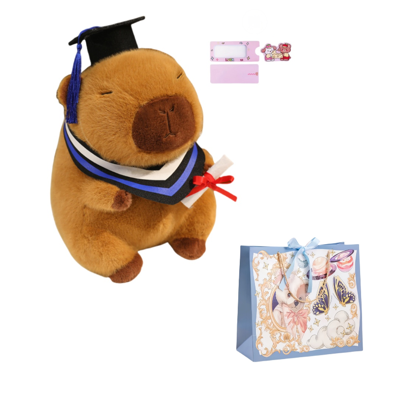 Плюшевая игрушка унисекс AOLETU Доктор Капибара Кун, 25CM EU