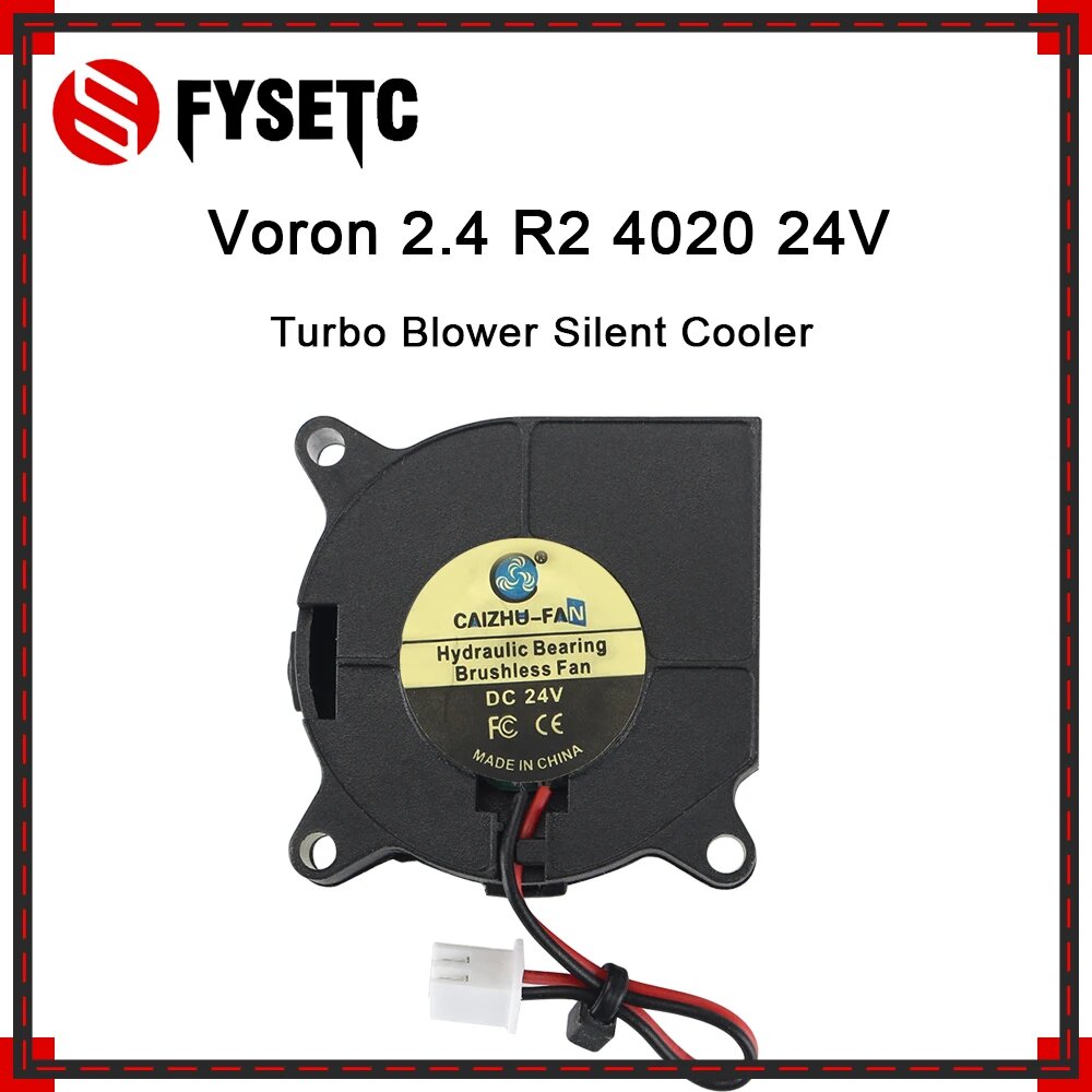 FYSETC вентилятор охлаждения 4020 24В Voron 2.4 R2, 1pcs