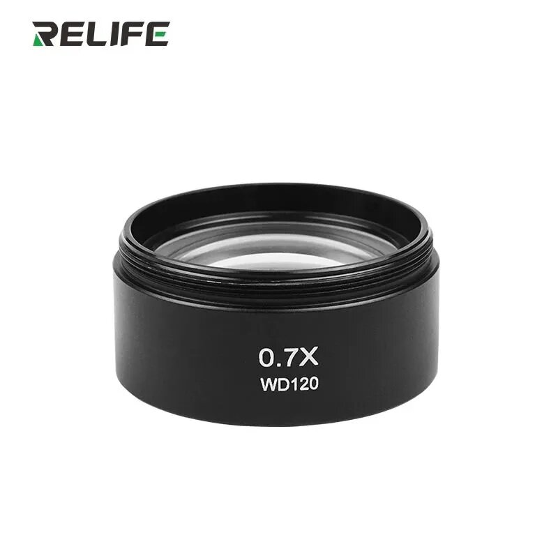 Вспомогательный объектив RELIFE M-21 M-22 0.5X 0.7X для стереомикроскопа с зумом, резьба 48 мм для тринокулярного микроскопа.