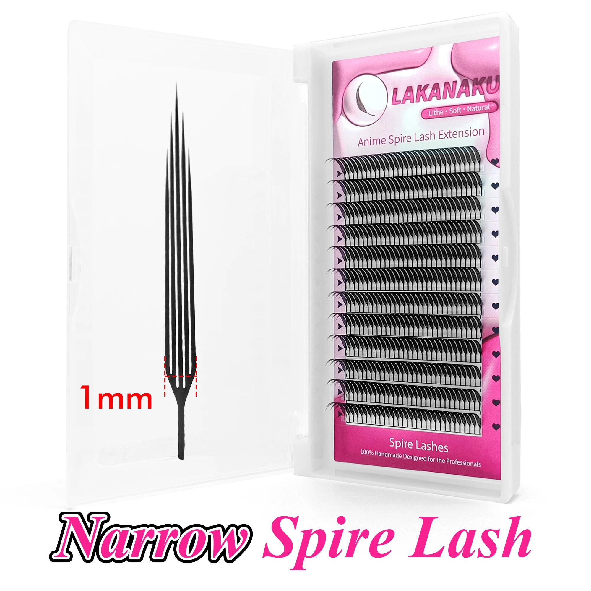 Технологические ресницы-спирали spikes lash