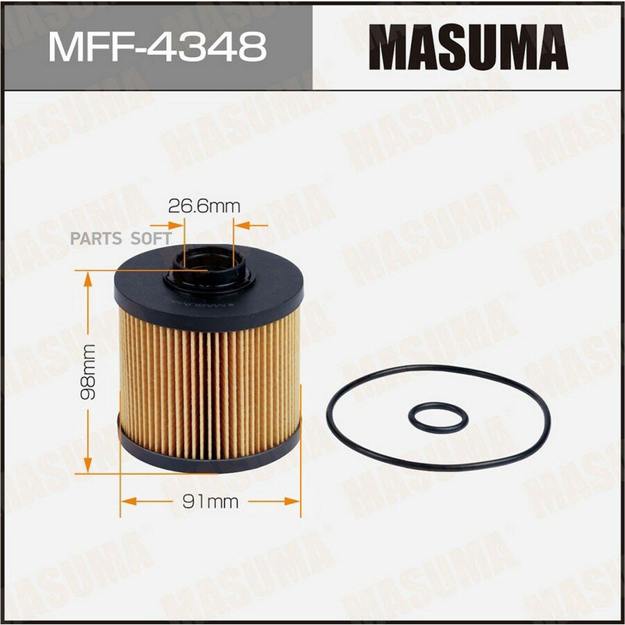 Фильтр топливный (вставка) MASUMA MFF-4348 | цена за 1 шт
