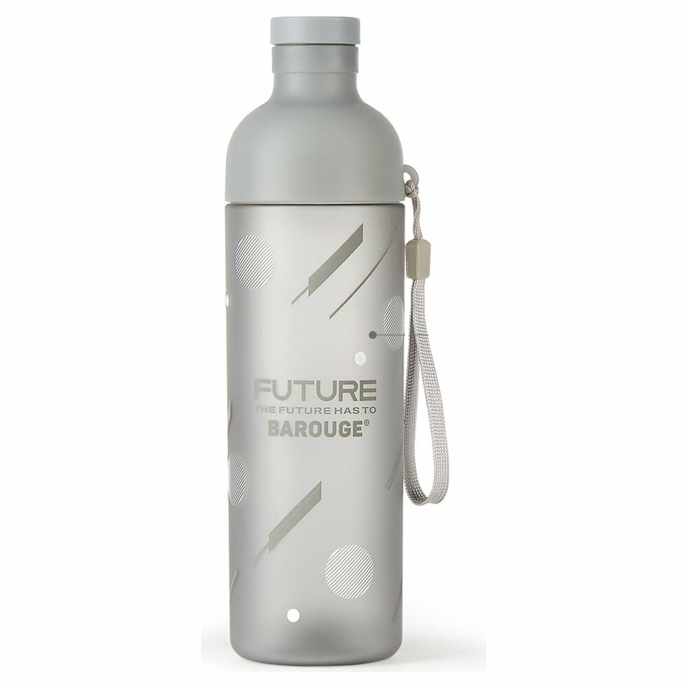 Бутылка для воды с нескользящим покрытием BAROUGE ACTIVE LIFE BP-917/60 BP-917 600 мл/серый