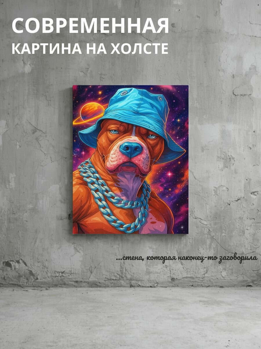 Картина на холсте Абстрактная композиция 30x40 см