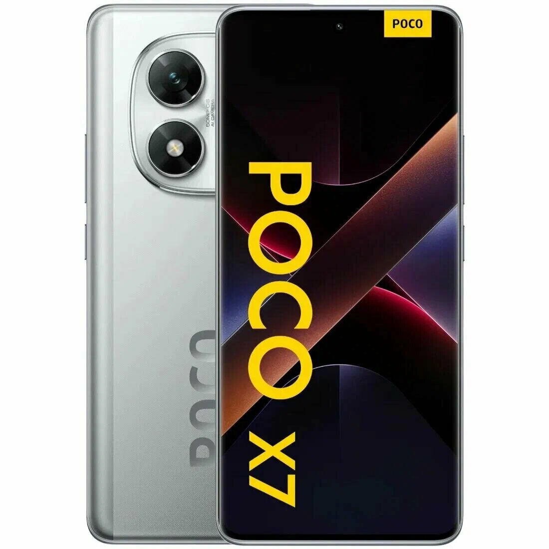Смартфон Poco X7 5G 8/256 Silver (Россия)