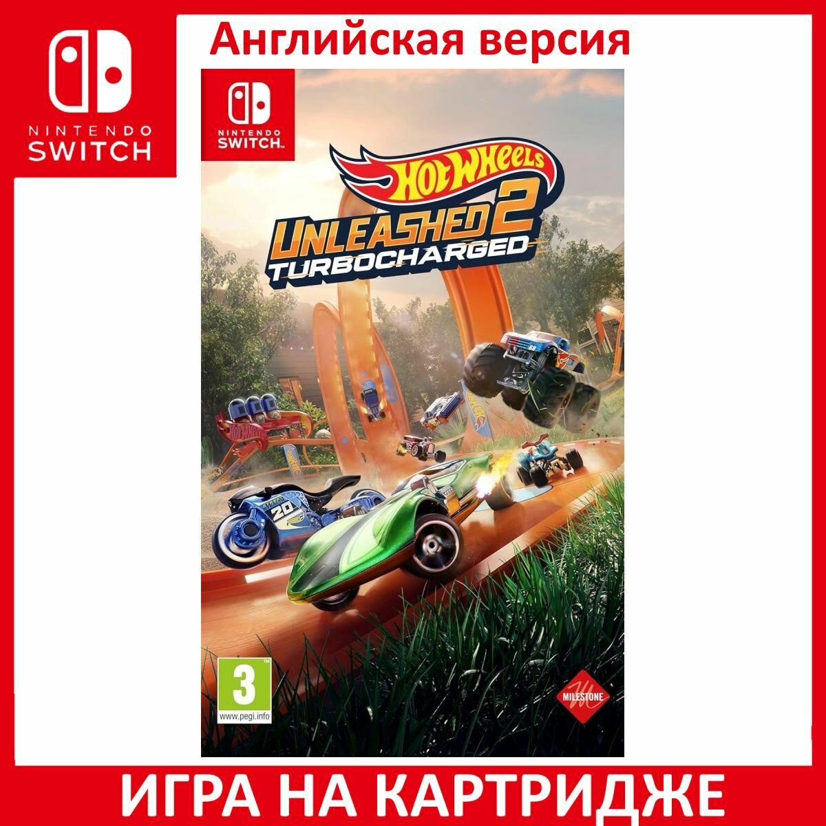 Hot Wheels Unleashed 2: Turbocharget (английская версия) (Nintendo Switch)