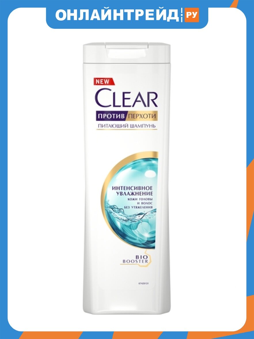 Шампунь против перхоти Клиар (clear) CLEAR Интенсивное увлажнение, 400 мл