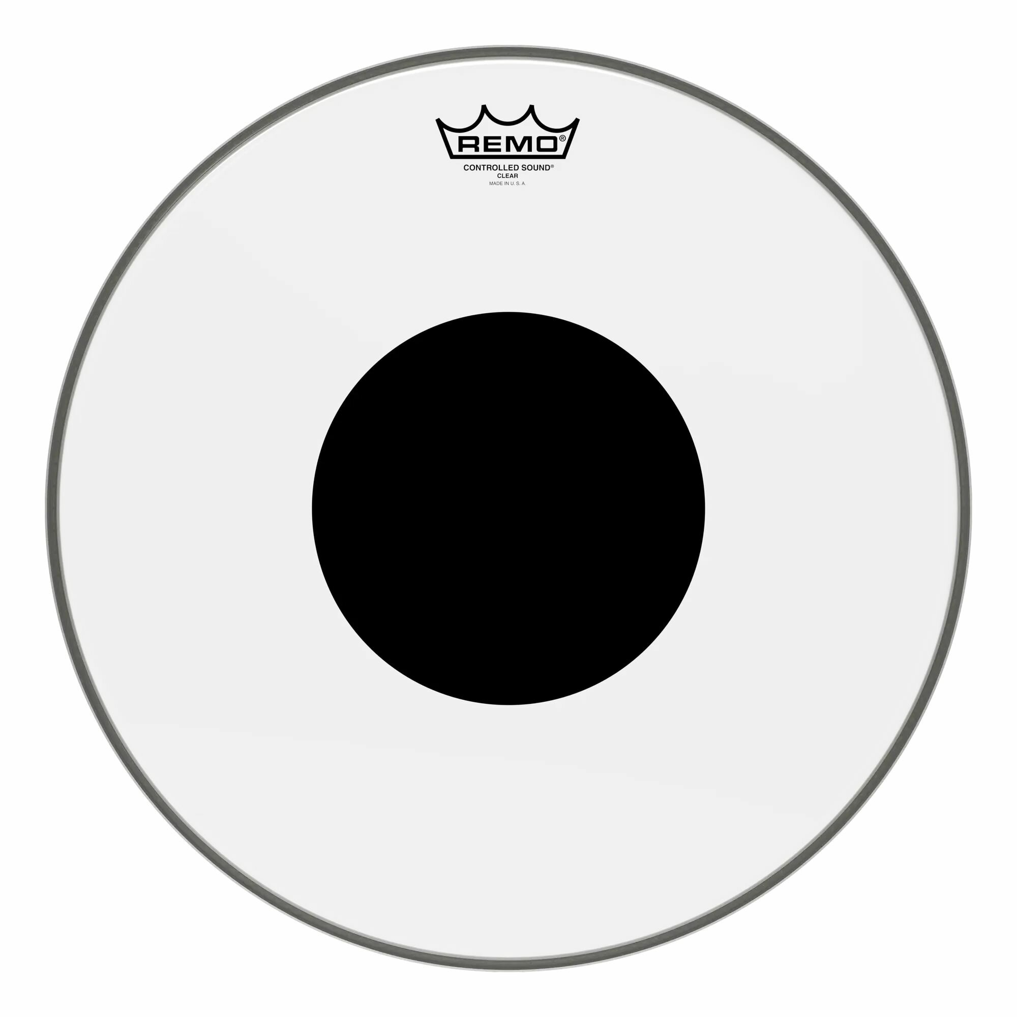 Пластик для барабана Remo 16" Controlled Sound Clear Black Dot