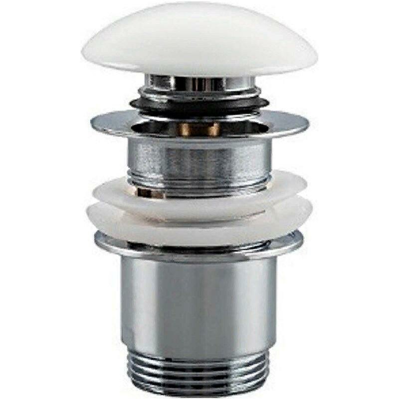 Донный клапан Frap F60-8 click-clack Белый Хром